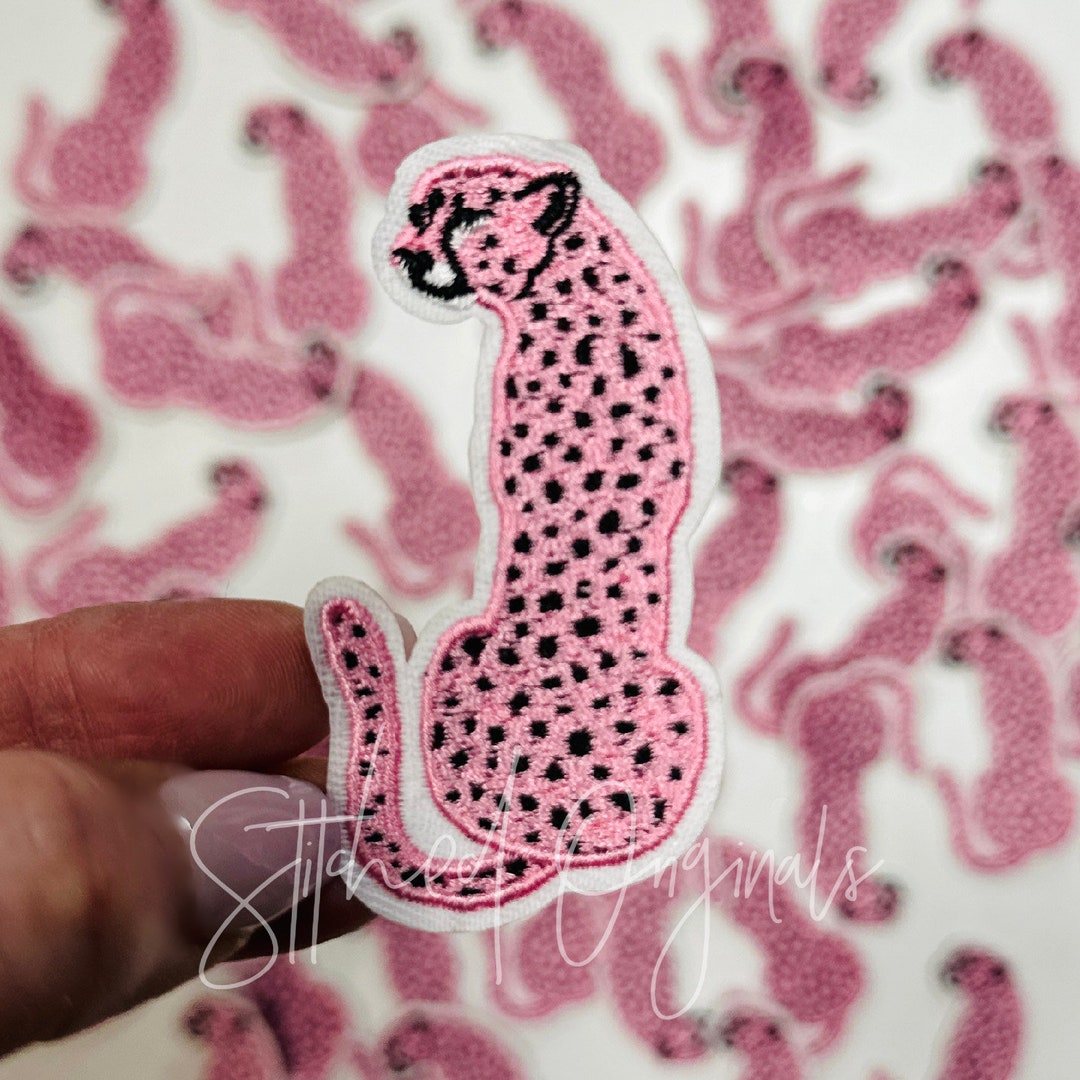 Pink Leopard Patch, Trucker Cap Patch, Iron On, DIY Patch, Preppy Patch ...