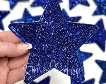 Sequin Star Iron-on Patch Multiple Color Options - Etsy