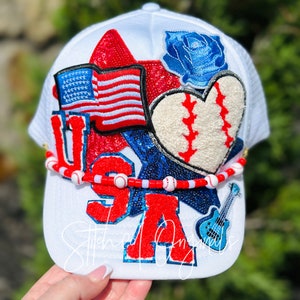 Blue Rose Patch, Iron on Patch, Diy Patch, Trucker Hat Patch - Etsy