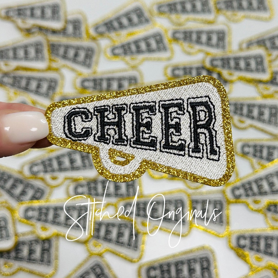 Cheer Megaphone Patch, Diy Patch, Iron on Patch, Cheer Patch, Trucker Hat Patch - Etsy