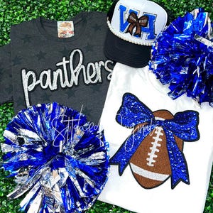 Panthers Sequin Patch, SILVER Sequins, Black Backing, DIY Patch, Iron on Patch, Game Day - Etsy