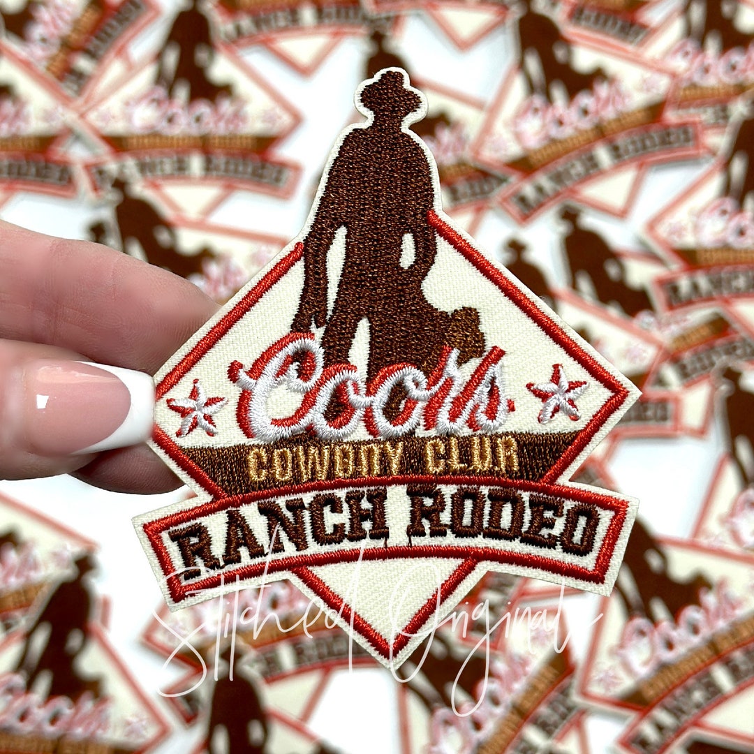Ranch Rodeo Cowboy Club Patch, Trucker Cap Patch, Iron On, DIY Patch ...