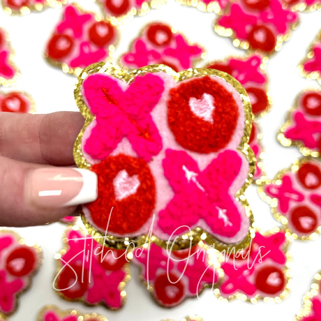 XOXO Pink Patch, Trucker Cap Patch, Iron On, DIY Patch, Preppy Patch ...