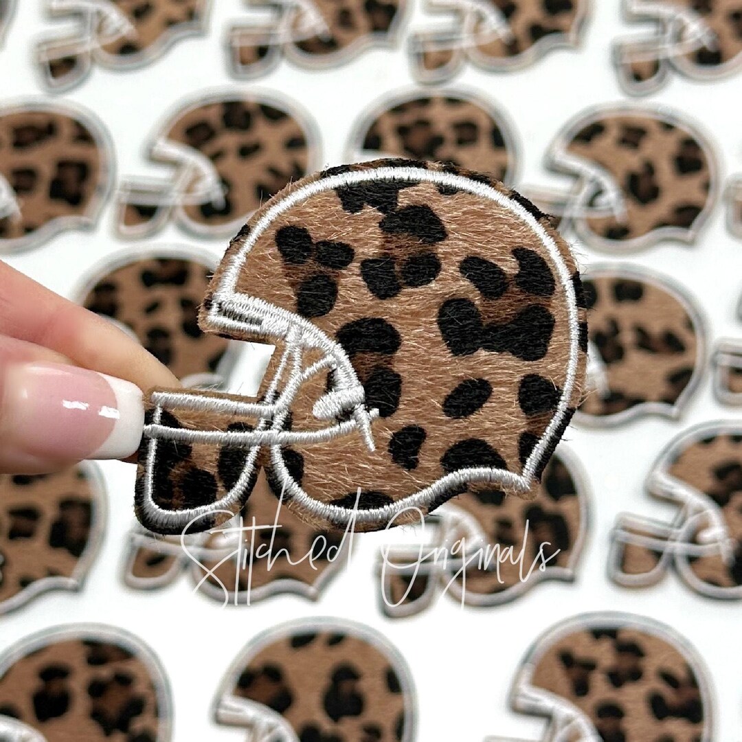 Furry Leopard Helmet Patch, Iron on Patch, Trucker Hat Patch, DIY Patch ...