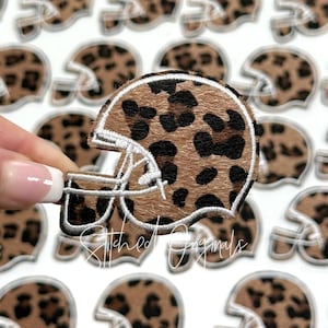 Furry Leopard Helmet Patch, Iron on Patch, Trucker Hat Patch, DIY Patch ...