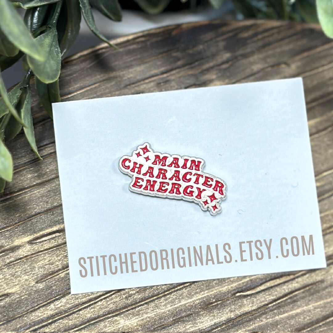 Hat Pin, Main Character Energy Pin, Enamel Pin - Etsy