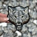 Wolf Small Patch, Trucker Cap Patch, Iron On, DIY Patch, Wolf Patch ...