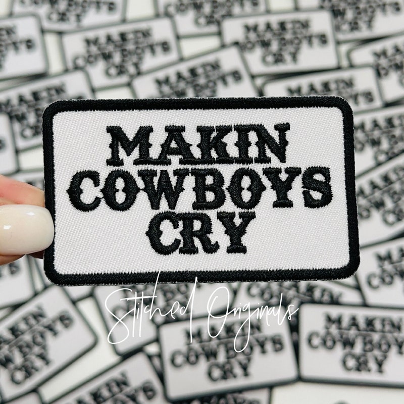 Cowboy Applique Patches - Etsy