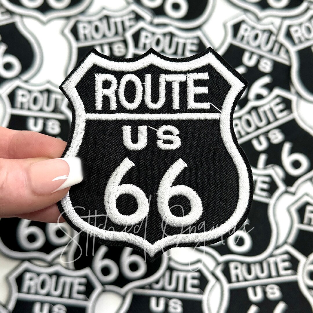 Route 66 Patch, Trucker Cap Patch, Iron On, DIY Patch, Route 66 - Etsy