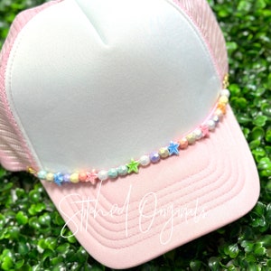 Starfish Trucker Hat Chain, Multi Color Cap Chain - Etsy