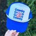 Royal Blue and Pink Game Day Iron on Patch - Etsy