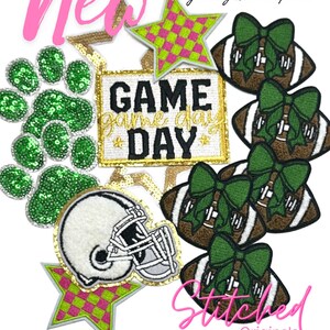 Royal Blue Sequin Paw Patch, Silver Glitter, Iron On, Diy Patch, Game ...