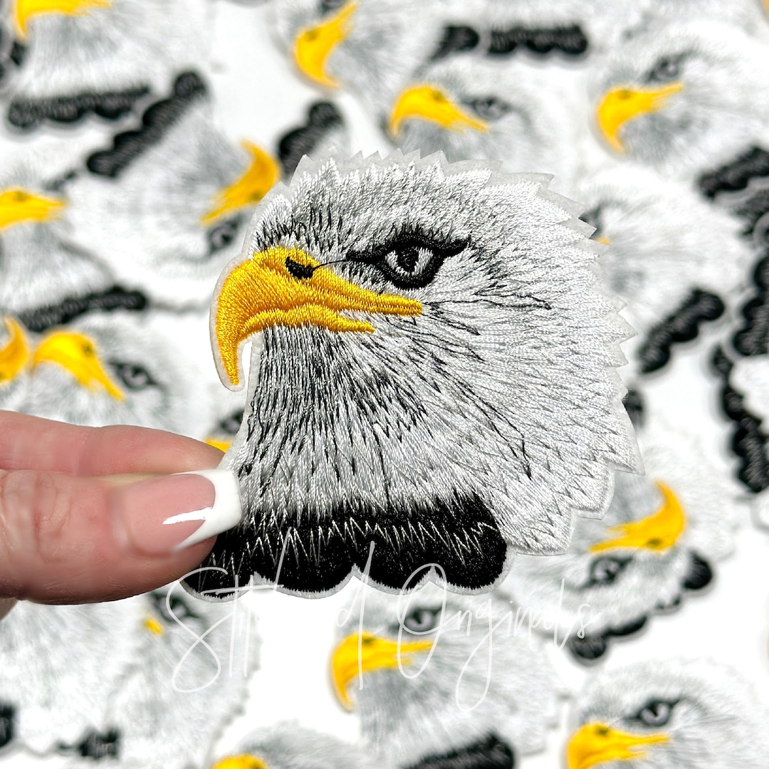 Eagle Small Patch, Trucker Cap Patch, Iron On, DIY Patch, Eagle Patch ...