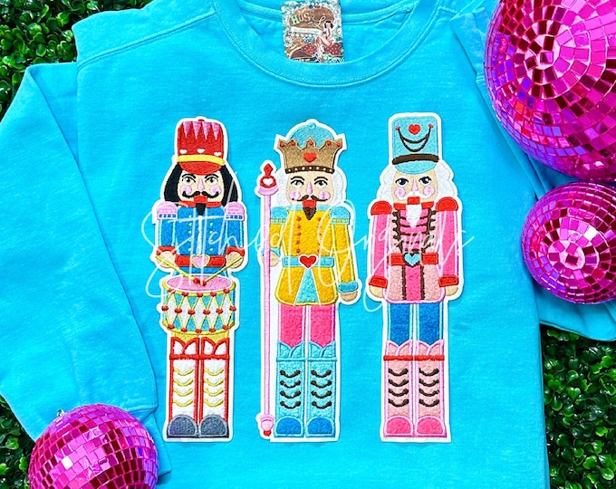 Nutcracker NEW Chenille Patch, Set Christmas Patch, Iron on Patch, Diy Patch - Etsy