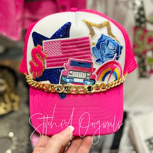 Blue Rose Patch, Iron on Patch, Diy Patch, Trucker Hat Patch - Etsy