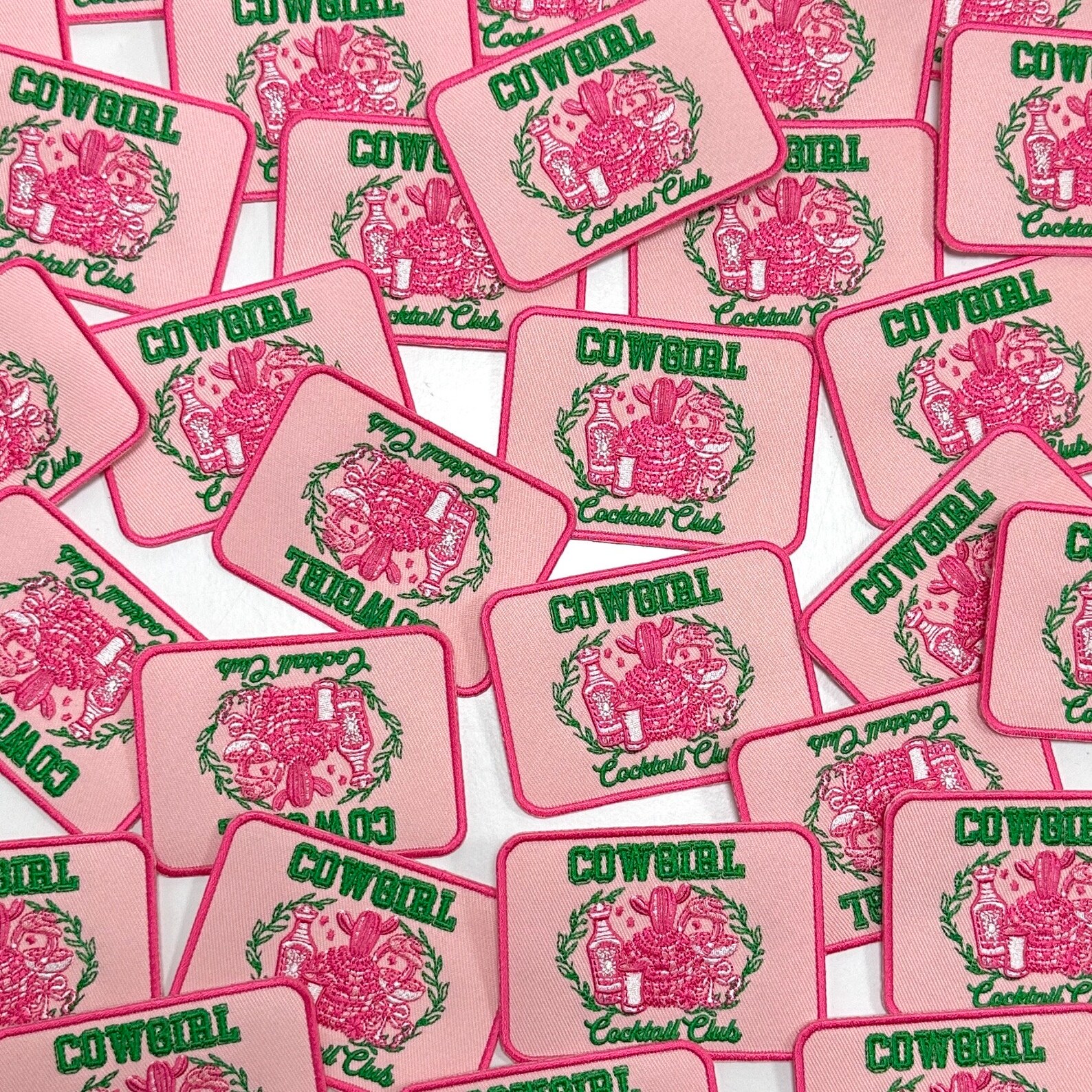 Cowgirl Cocktail Club Embroidered Patch, Trucker Cap Iron On - Etsy