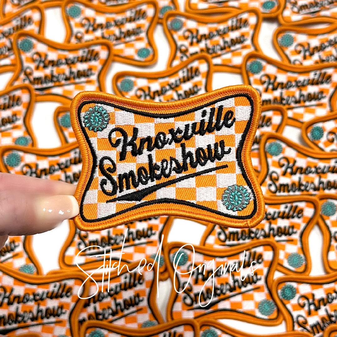 Knoxville Smokeshow Patch, Iron-on Embroidered Applique - Etsy