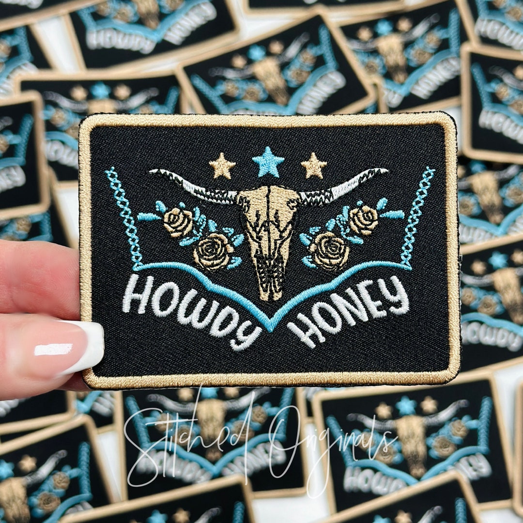 Howdy Honey Patch, Trucker Cap Patch, Iron On, DIY Patch, Cowgirl Patch, Preppy Patch - Etsy