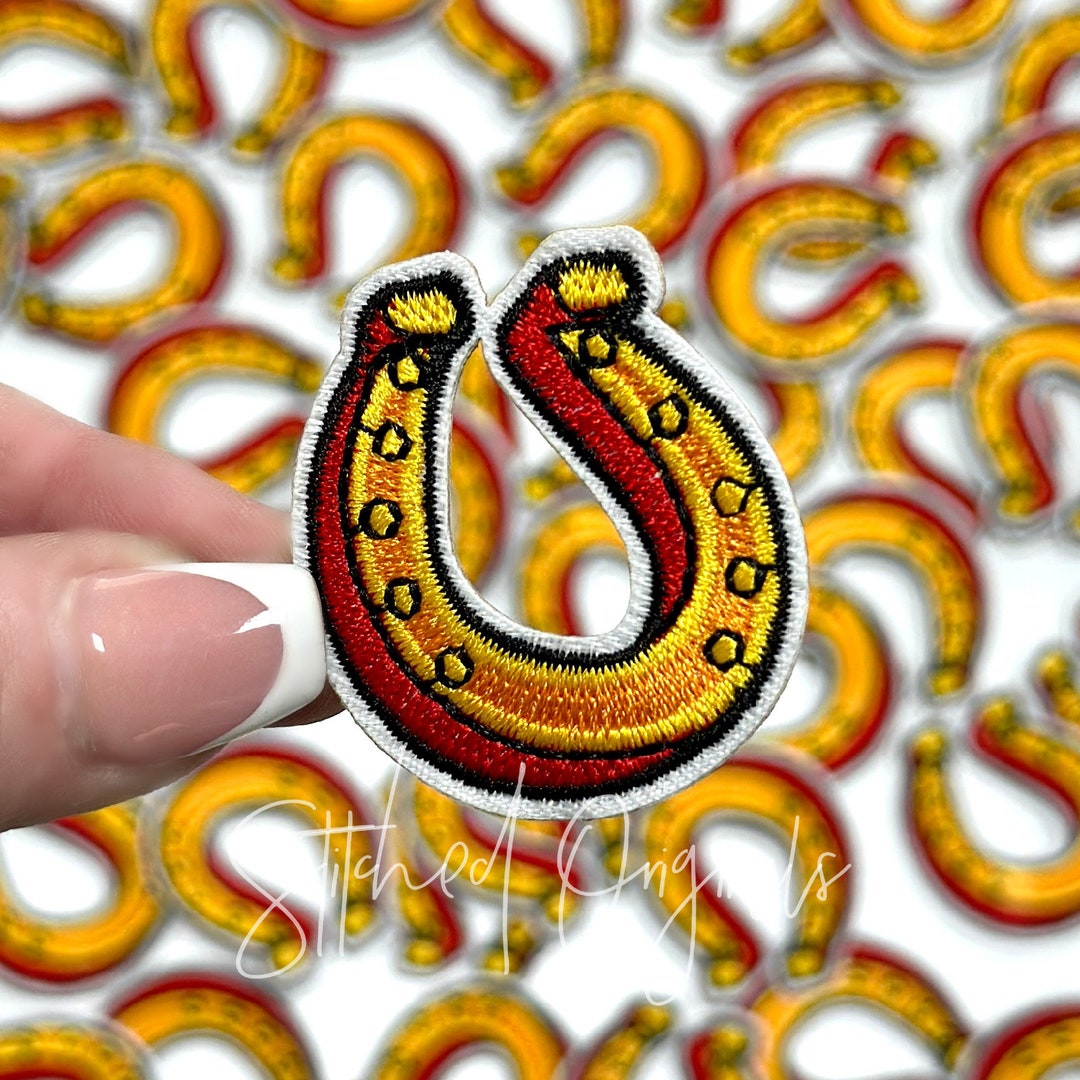 Horseshoe Patch, Trucker Hat Patch, Iron On, DIY Patch, Horseshoe - Etsy
