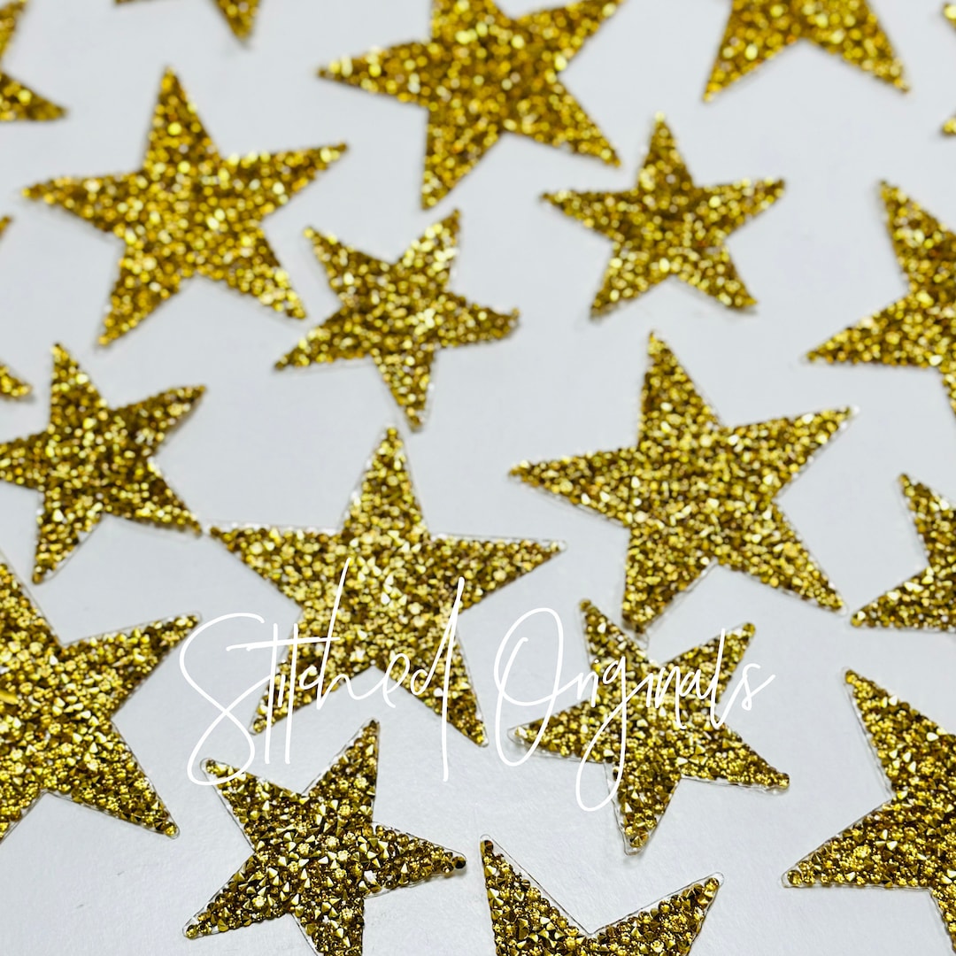 Gold Hotfix Star Patch, Iron on Patch, DIY Patch, Hotfix Star, Trucker ...