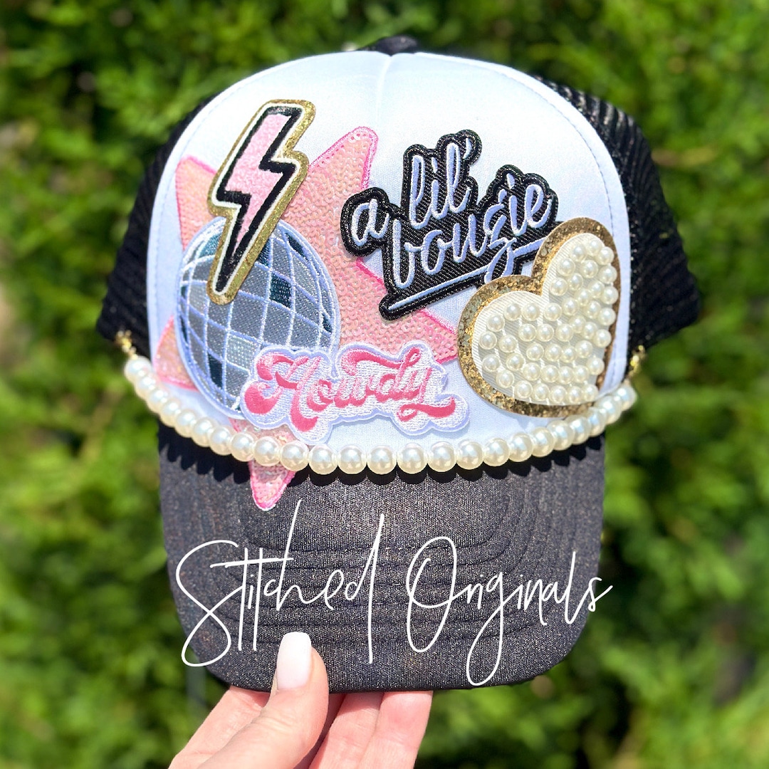 Lil Bougie Custom Trucker Cap, Patch Theme Trucker Hat, Multi Patch Cap - Etsy