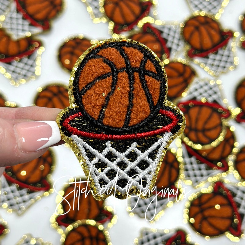 Basketball Patch - Etsy