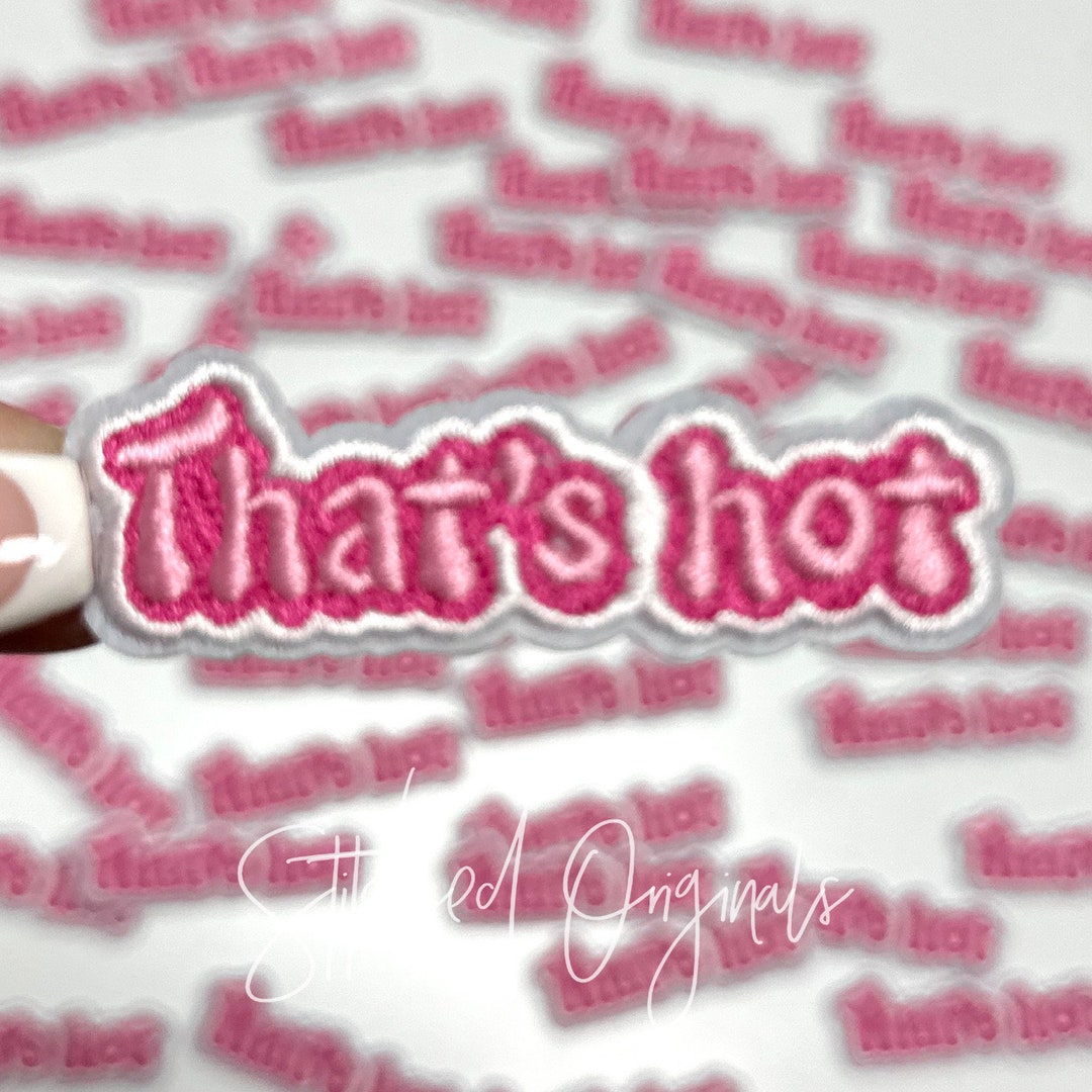 Pink Hot Patch, Trucker Cap Patch, Iron On, DIY Patch, Patch - Etsy