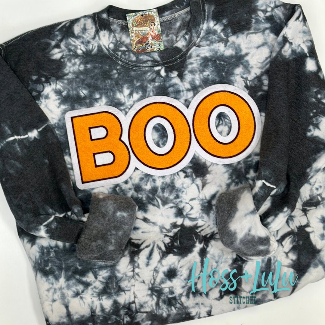 Halloween BOO Patch, Halloween, Diy, Iron on Patch - Etsy