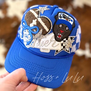 Cheer Purple Megaphone Patch, Gold Glitter, Cheer Patch, DIY Patch, Iron on Patch, Trucker Hat ...