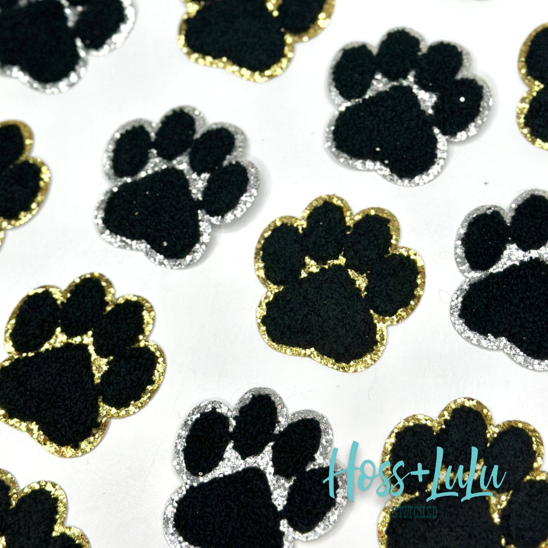 Paw Patch Black, Iron on Paw Patch, DIY Paw Patch - Etsy