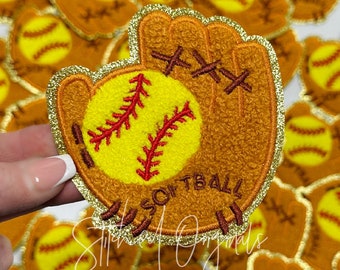 Softball Love Iron on Patch - Etsy