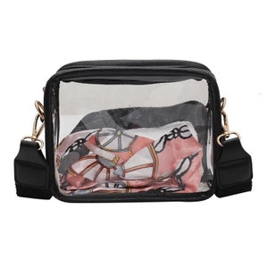 Stadium Bag, Clear Purse, Transparent Bag, Crossbody Purse, Monogram ...