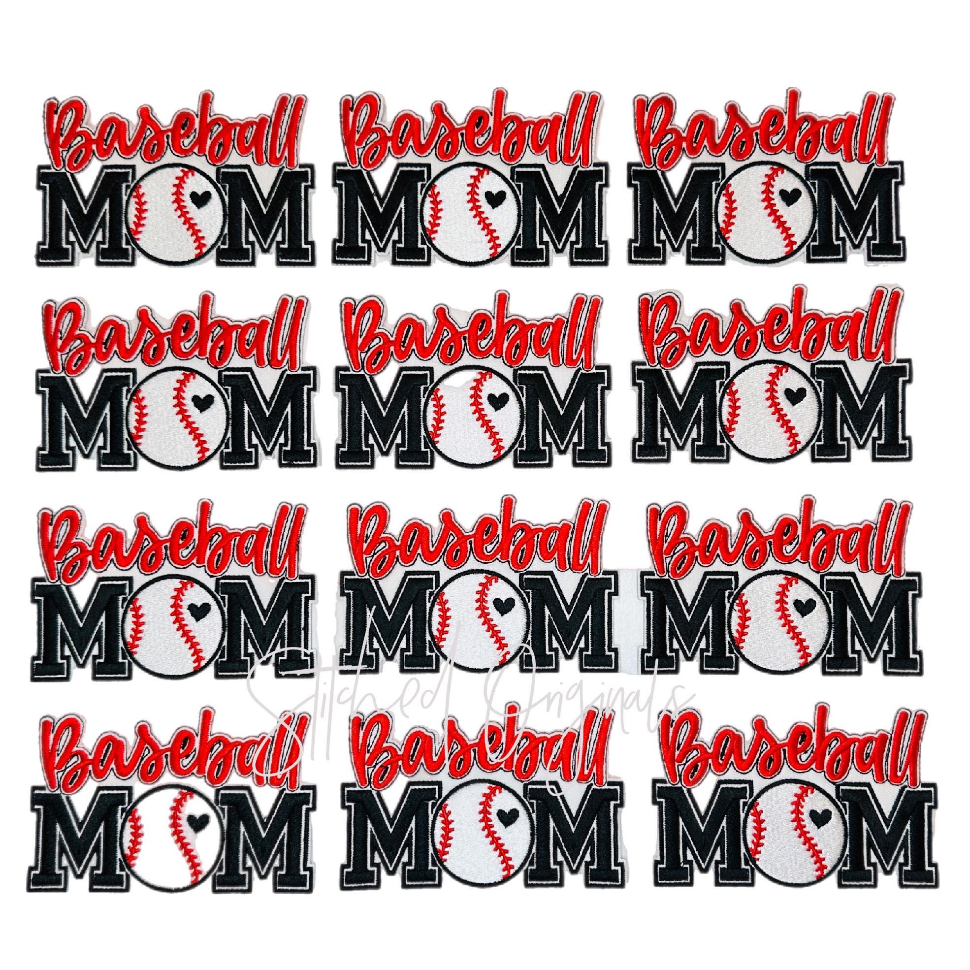 Game Day Baseball MOM Patch, Trucker Cap Patch, Iron On, DIY Patch ...