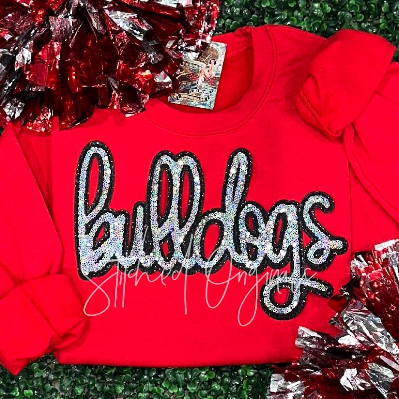 Bulldog Cheer Patch - Etsy
