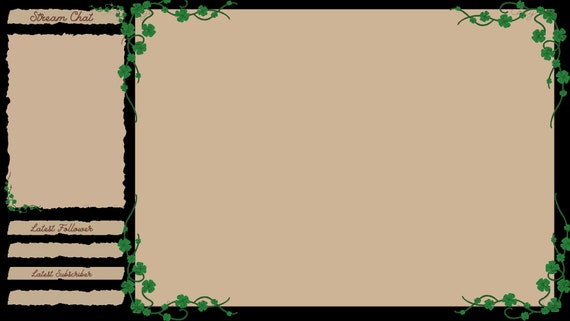 Warm Cozy Twitch Overlay Package Stagnant Overlay Screen | Etsy