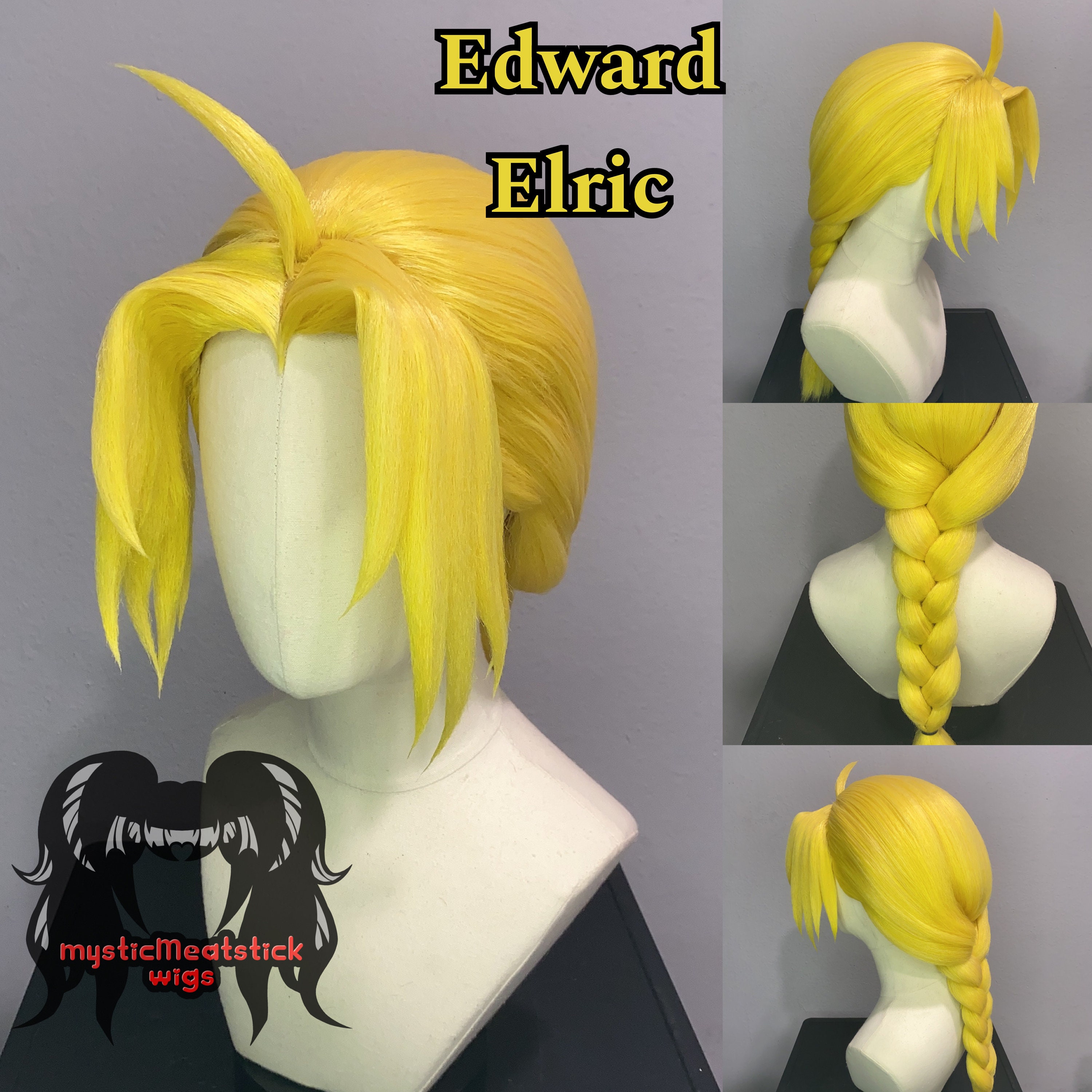 Edward Elric Wig Commission - Etsy