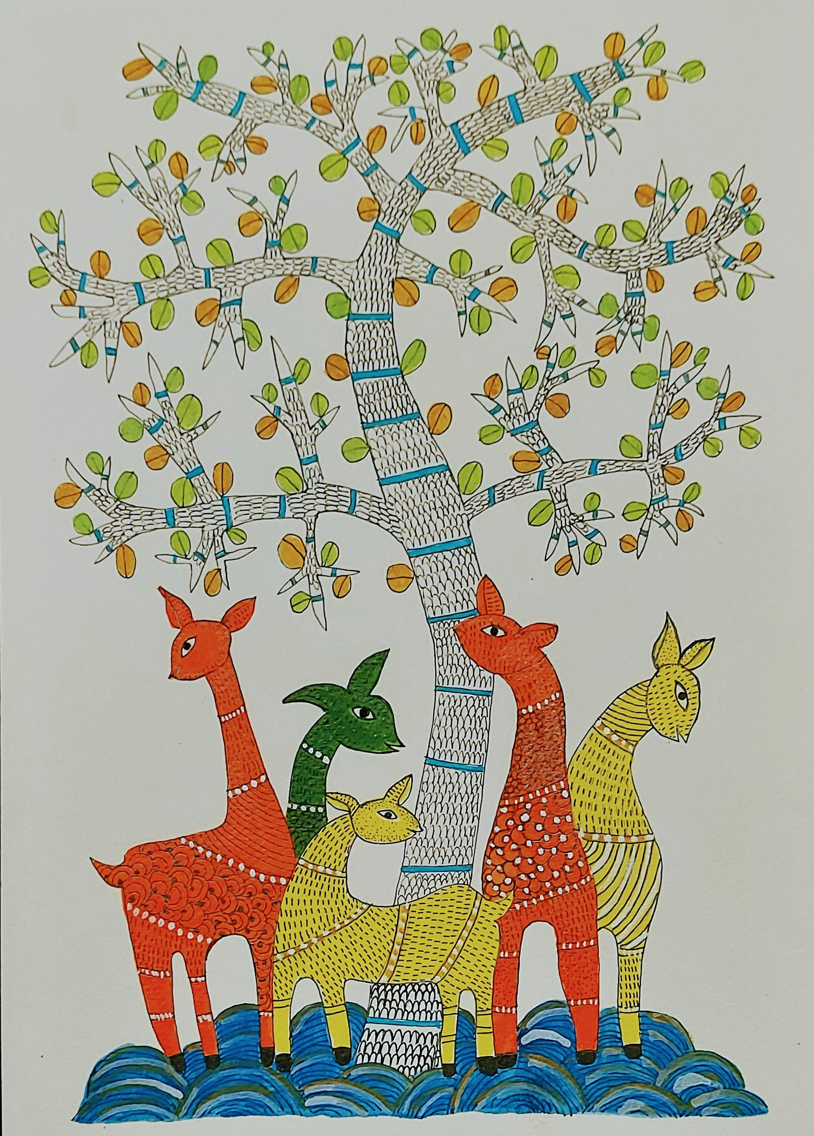 Indian Tribal Art Animals