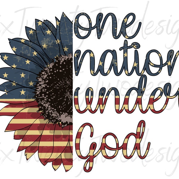 One Nation Under God Stencil - Etsy