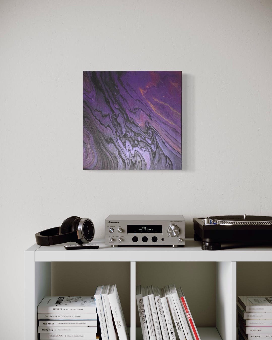 Acrylic Pour Painting - Purple Haze - Etsy
