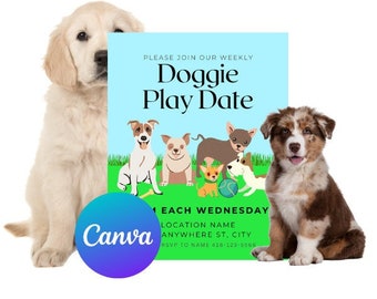 DOG Club, Digital Download Flyer 8 X 10 Digital Download File Template ...