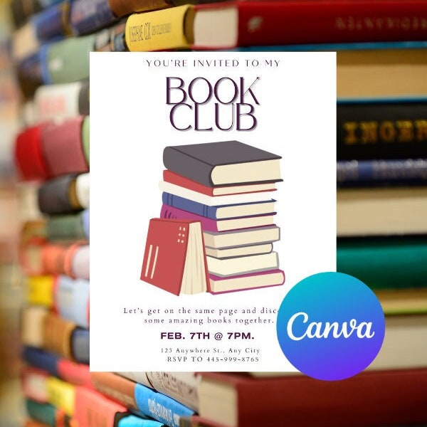 Book Invitation - Etsy