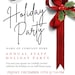 Staff Holiday Party Invitation - Digital Download Template, Edit in ...