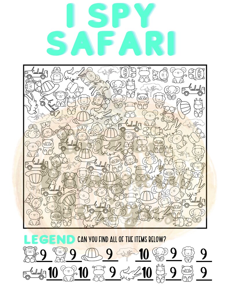 I Spy Road Trip Game | Road Trip Printable | Travel Game Download ...