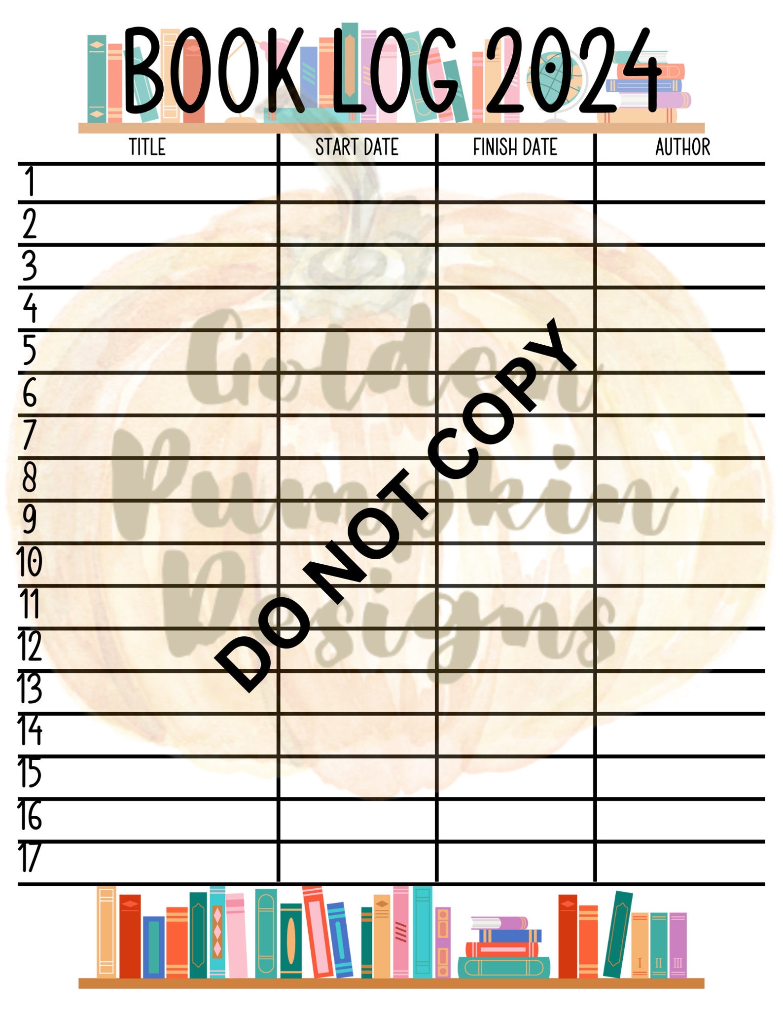 Book Log | Book Log for 2024 | Book Journal | Book Journal for 2024 ...