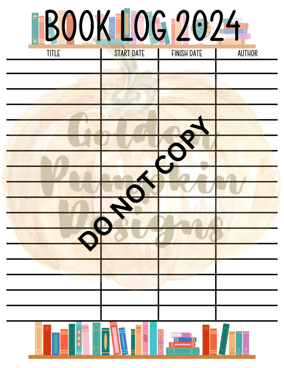 Book Log | Book Log for 2024 | Book Journal | Book Journal for 2024 ...