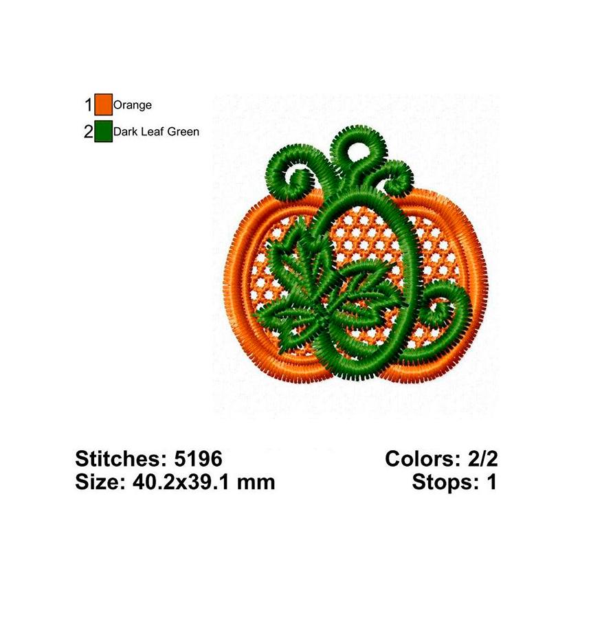 FSL Earrings. Machine Embroidery Designs. Pumpkin Leaf Lace Earrings ...