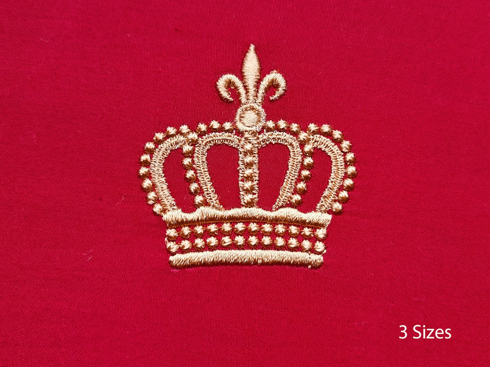 Machine Embroidery Crown Design Royal Tiara. 3 Sizes Files - Etsy