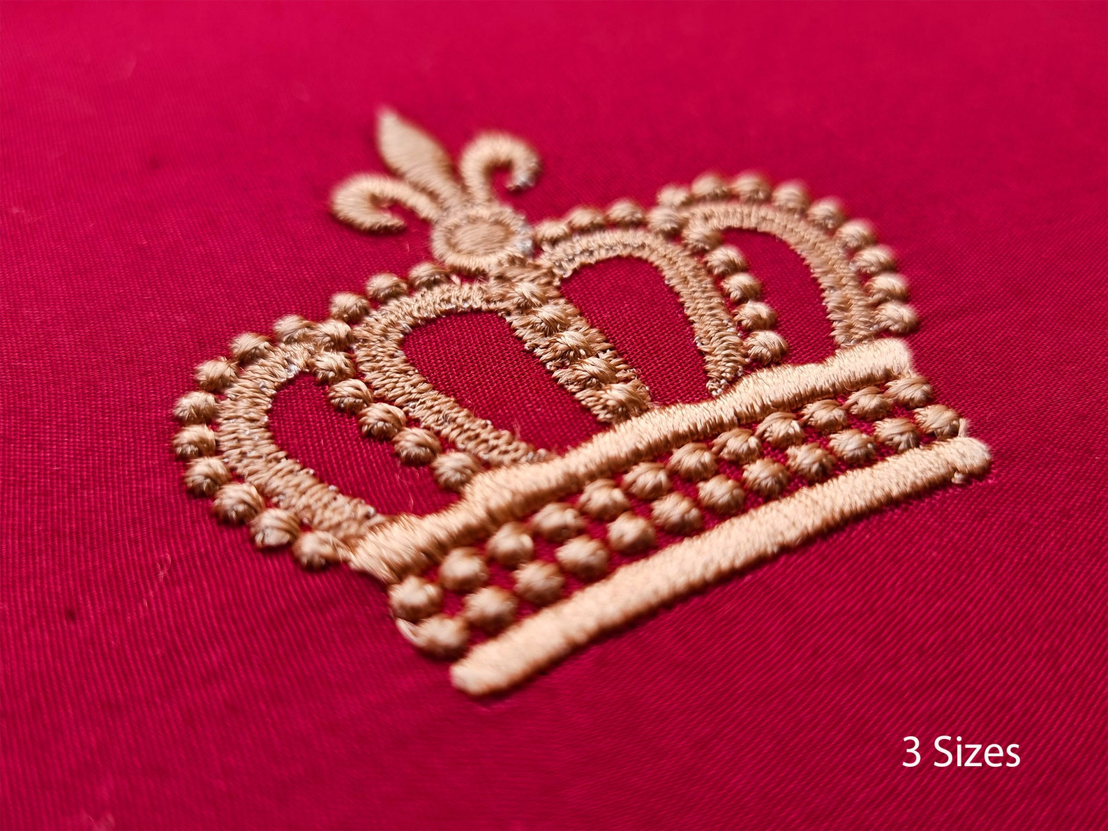 Machine Embroidery Crown Design Royal Tiara. 3 Sizes - Etsy