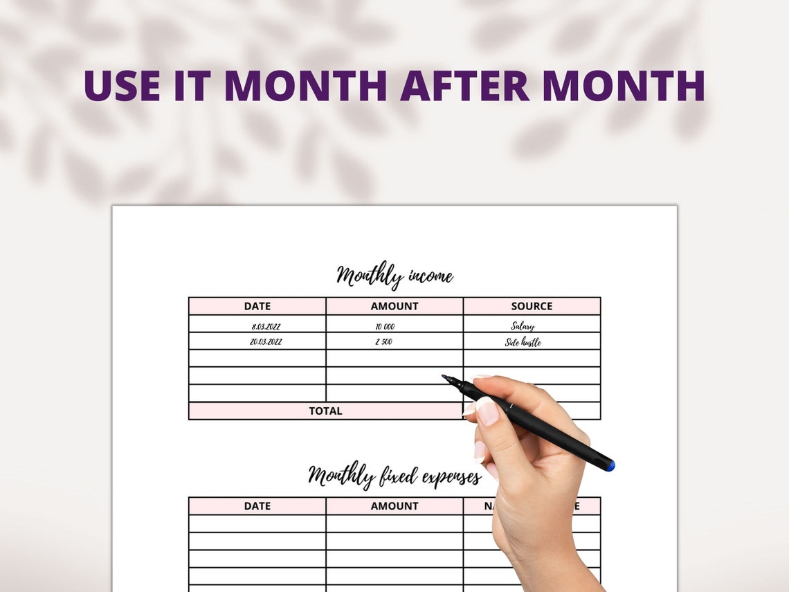 Kakeibo Budget Planner, Kakeibo Journal, Big Happy Planner Printable ...