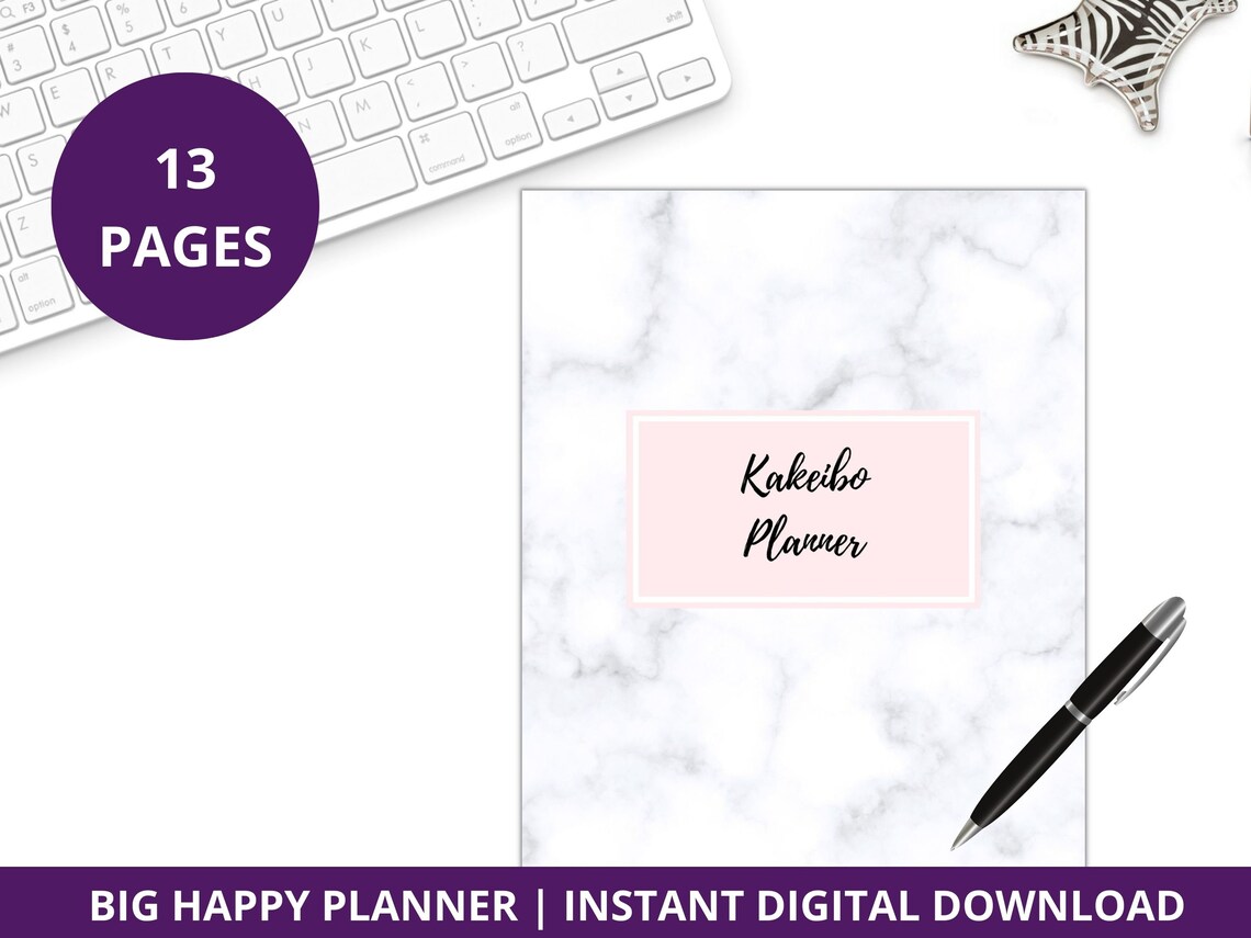 Kakeibo Budget Planner, Kakeibo Journal, Big Happy Planner Printable ...